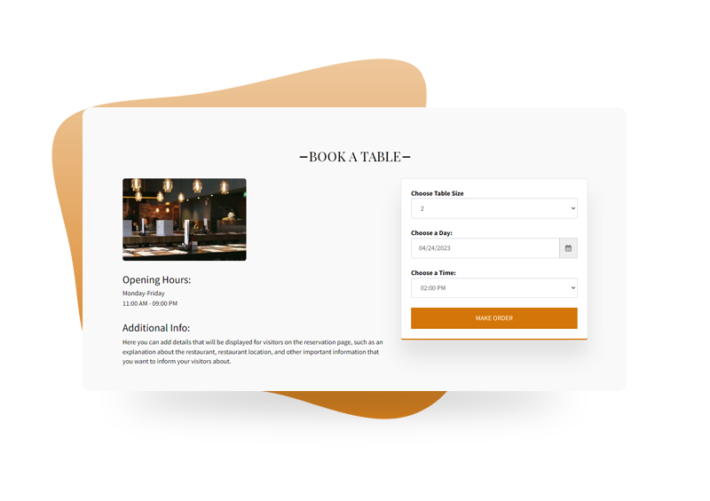 Restaurant Website builder | Restaurant Website - SITE123