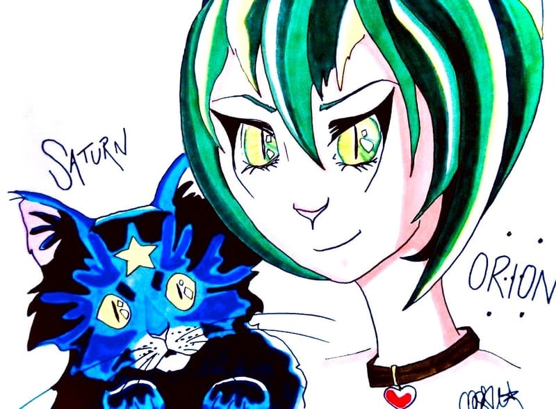 Saturn and Orion - Christina Gilchrist