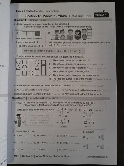 Grade 7 - Take a look inside our Grade 7 Play! Mathematics Learner Book ...