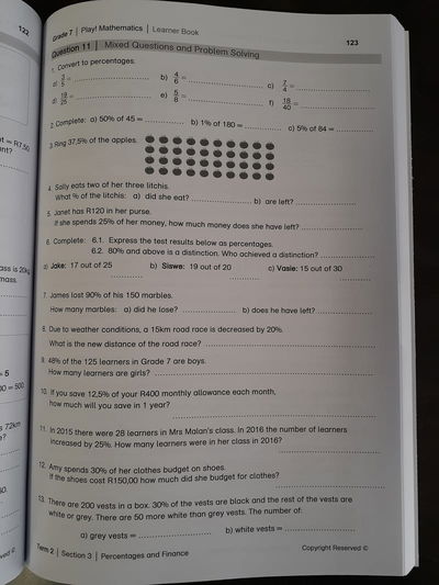 Grade 7 - Take a look inside our Grade 7 Play! Mathematics Learner Book ...