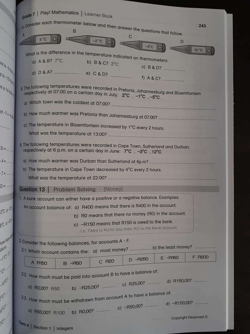 Grade 7 - Take a look inside our Grade 7 Play! Mathematics Learner Book ...