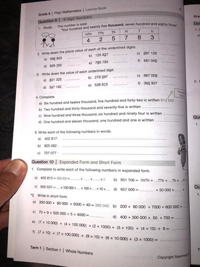 Grade 6 - Take a look inside our Grade 6 Play! Mathematics Learner Book ...