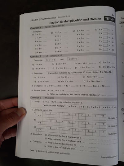 Grade 5 - Take a look inside our Grade 5 Play! Mathematics Learner Book ...