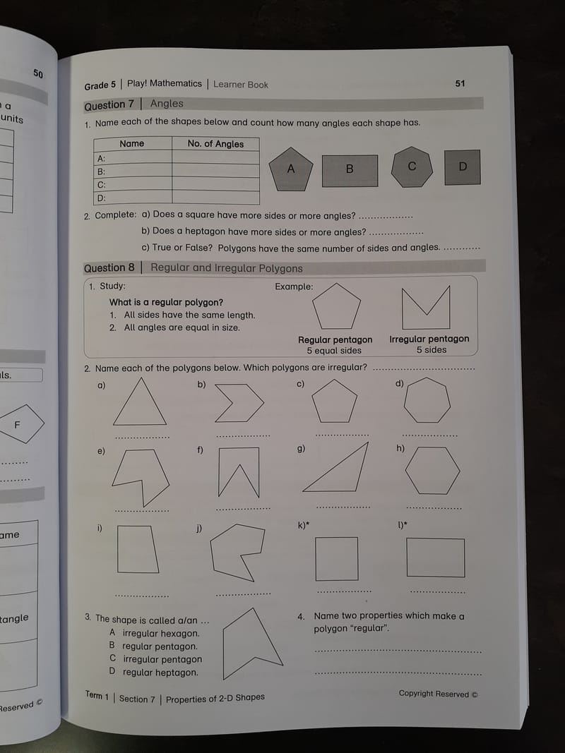 Grade 5 - Take a look inside our Grade 5 Play! Mathematics Learner Book ...