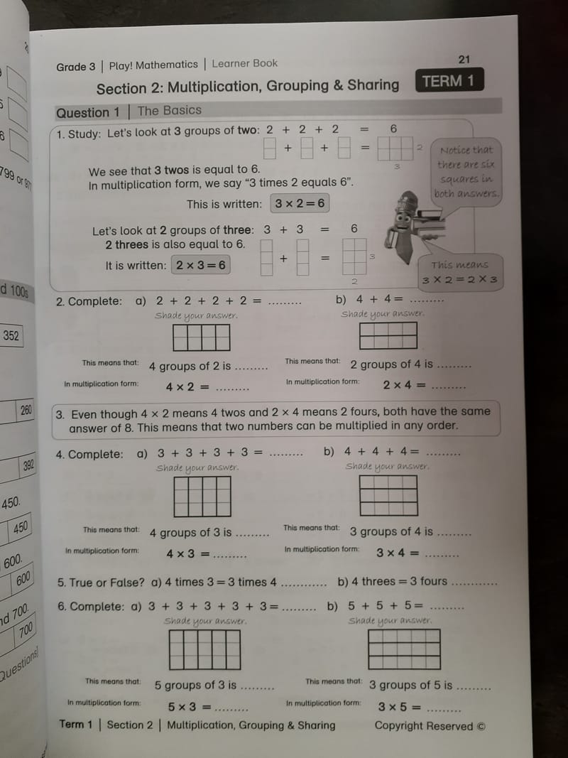Grade 3 Play Maths - Play! Mathematics