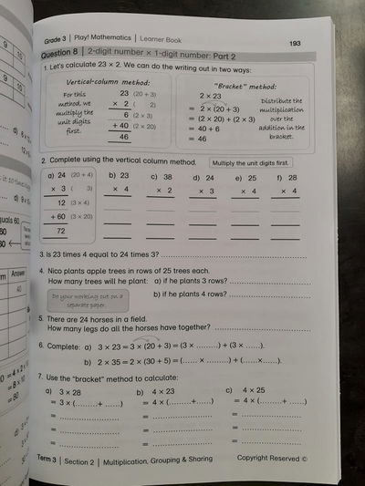 Grade 3 Play! Maths Preview Pages
