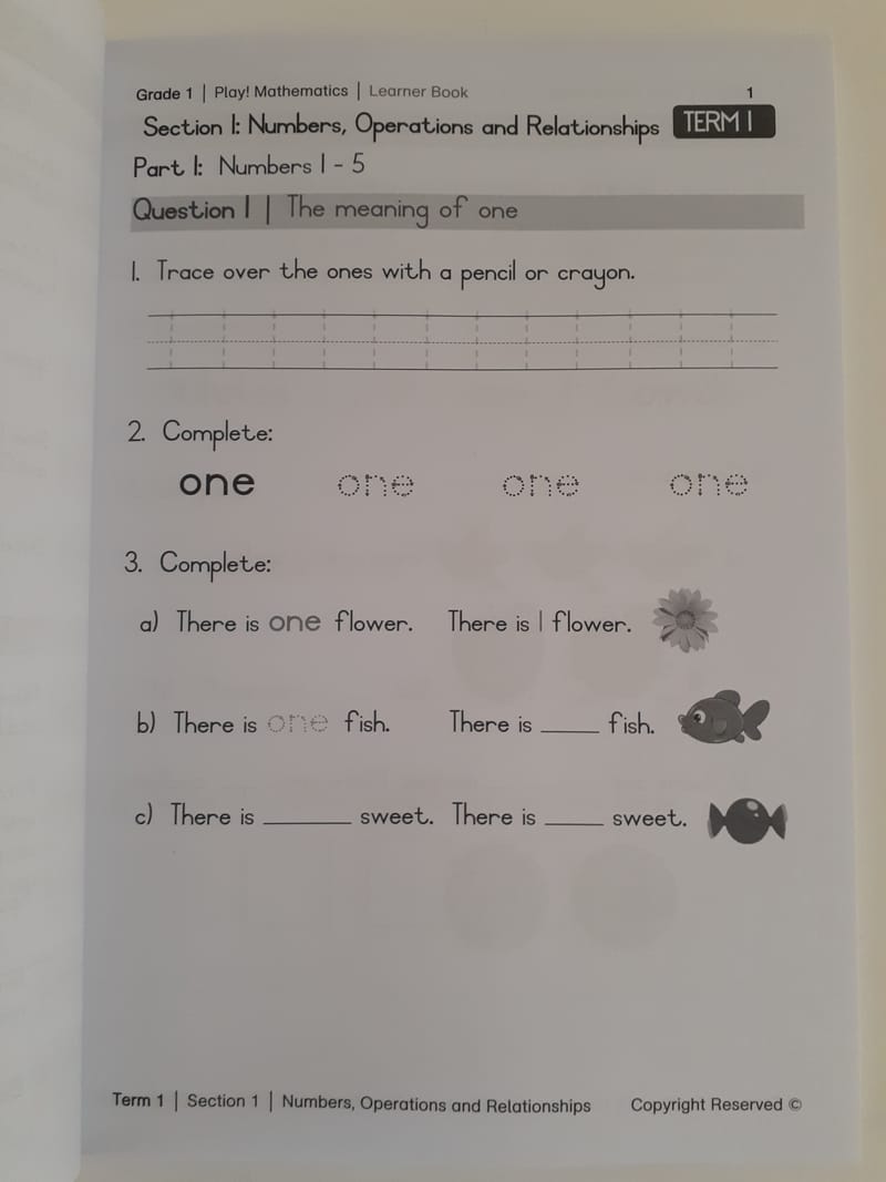 Grade 1 - Take a look inside our Grade 1 Play! Mathematics Learner Book ...