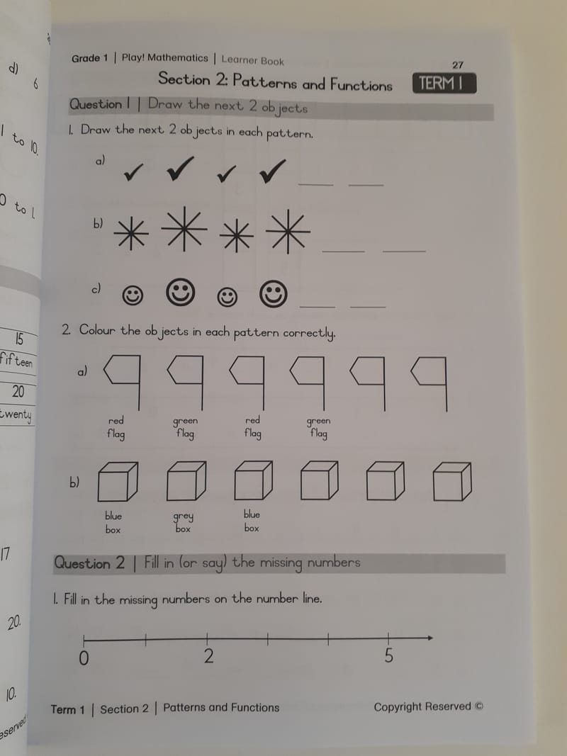 Grade 1 - Take a look inside our Grade 1 Play! Mathematics Learner Book ...