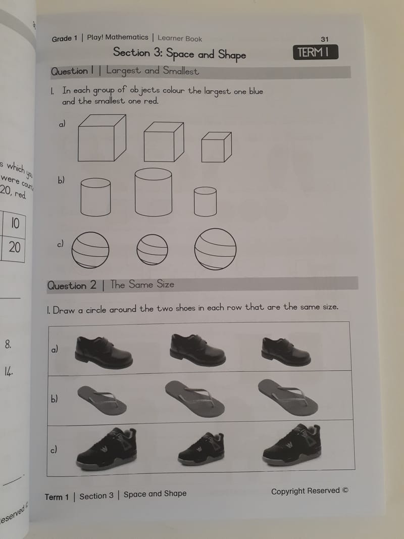 Grade 1 - Take a look inside our Grade 1 Play! Mathematics Learner Book ...