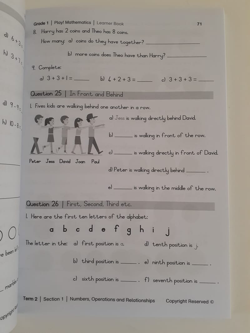 Grade 1 - Take a look inside our Grade 1 Play! Mathematics Learner Book ...