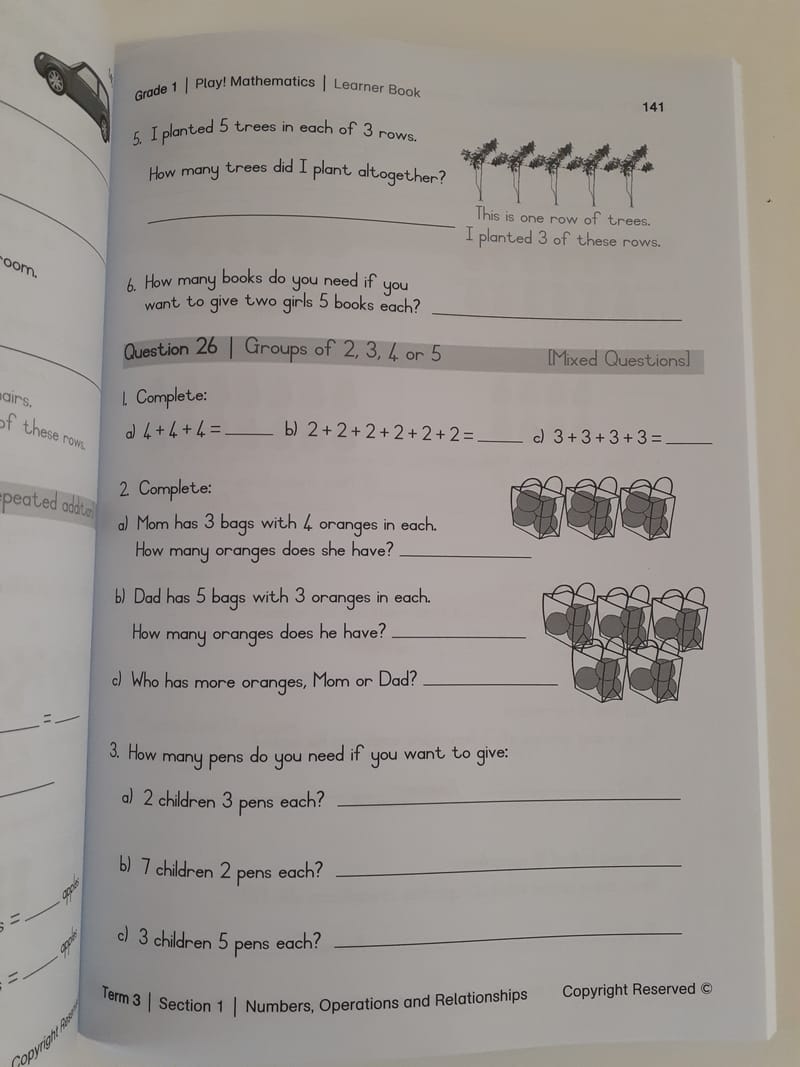 Grade 1 - Take a look inside our Grade 1 Play! Mathematics Learner Book ...