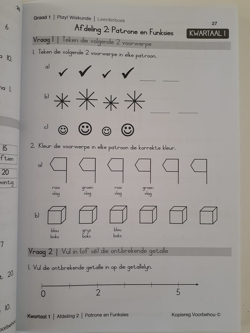 Graad 1 - Take a look inside our Graad 1 Play! Wiskunde Leerderboek ...