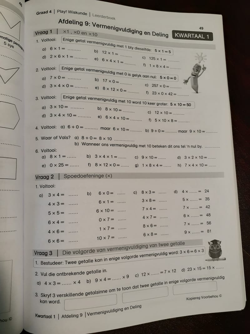 Graad 4 - Take a look inside our Graad 4 Play! Wiskunde Leerderboek ...