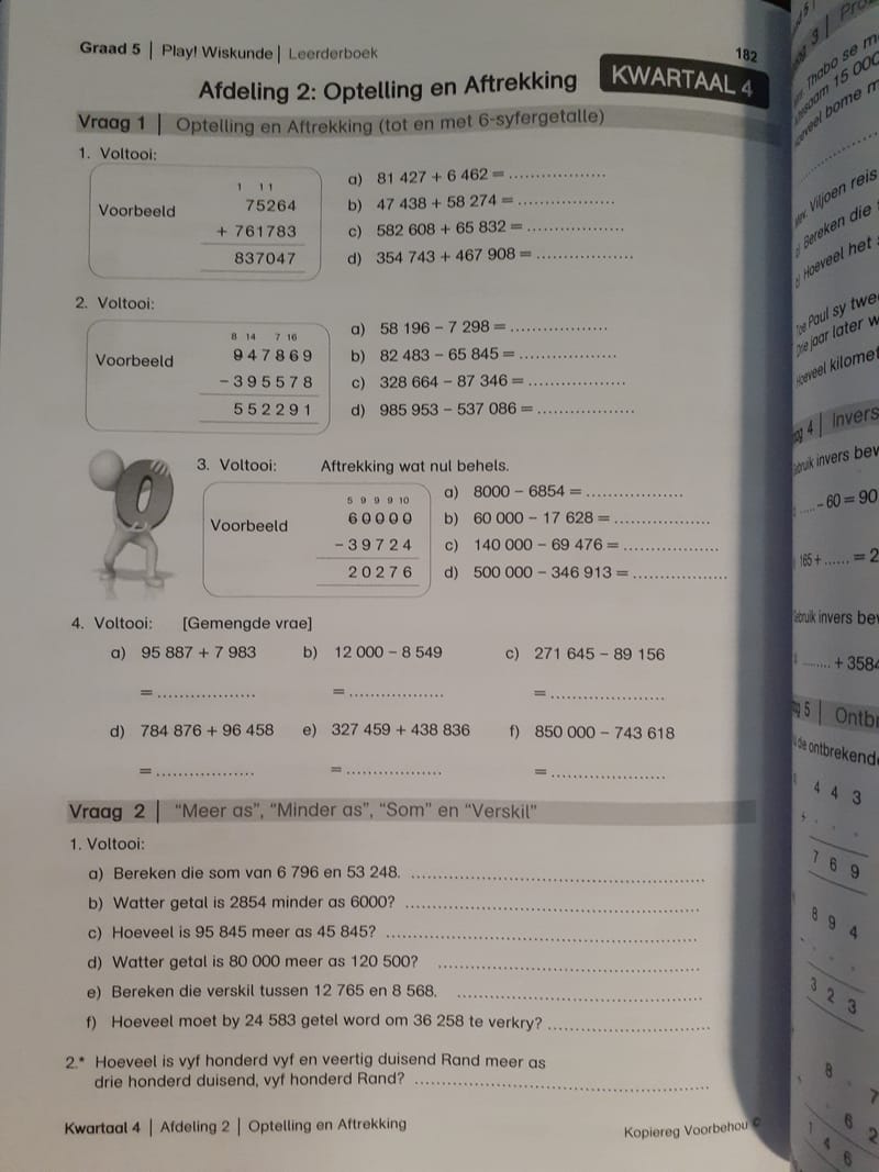 Graad 5 - Take a look inside our Graad 5 Play! Wiskunde Leerderboek ...