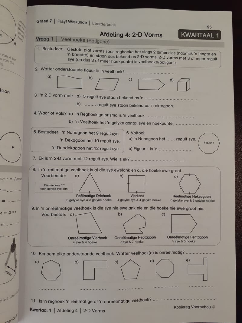 Graad 7 - Take a look inside our Graad 7 Play! Wiskunde Leerderboek ...