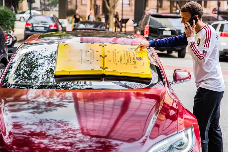 CPS used the Barnacle Parking Device