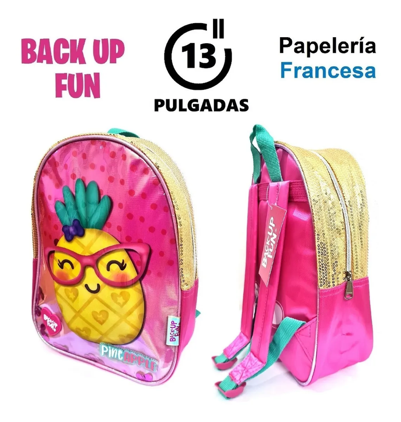 Mochila Nena Jardín Espalda 13 Pulgadas Original Back-up Fun ...