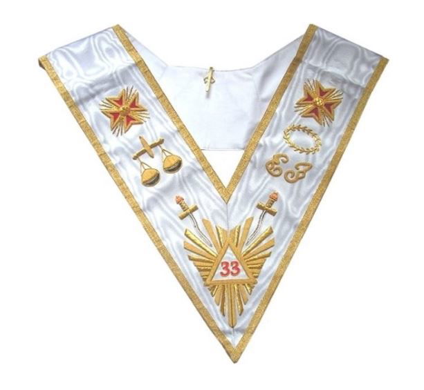 33 Grado - Collarín - v2 - FABRICA DEL MANDIL MASONICO - Tienda Masonica