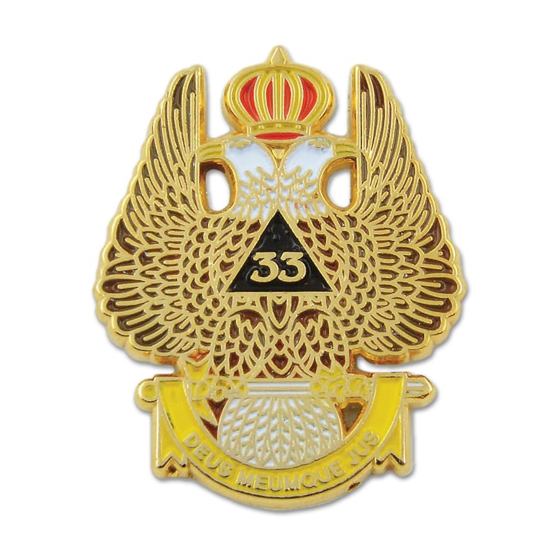 Pin 33° grado - Lagash - talla XL - FABRICA DEL MANDIL MASONICO - Tienda Masonica