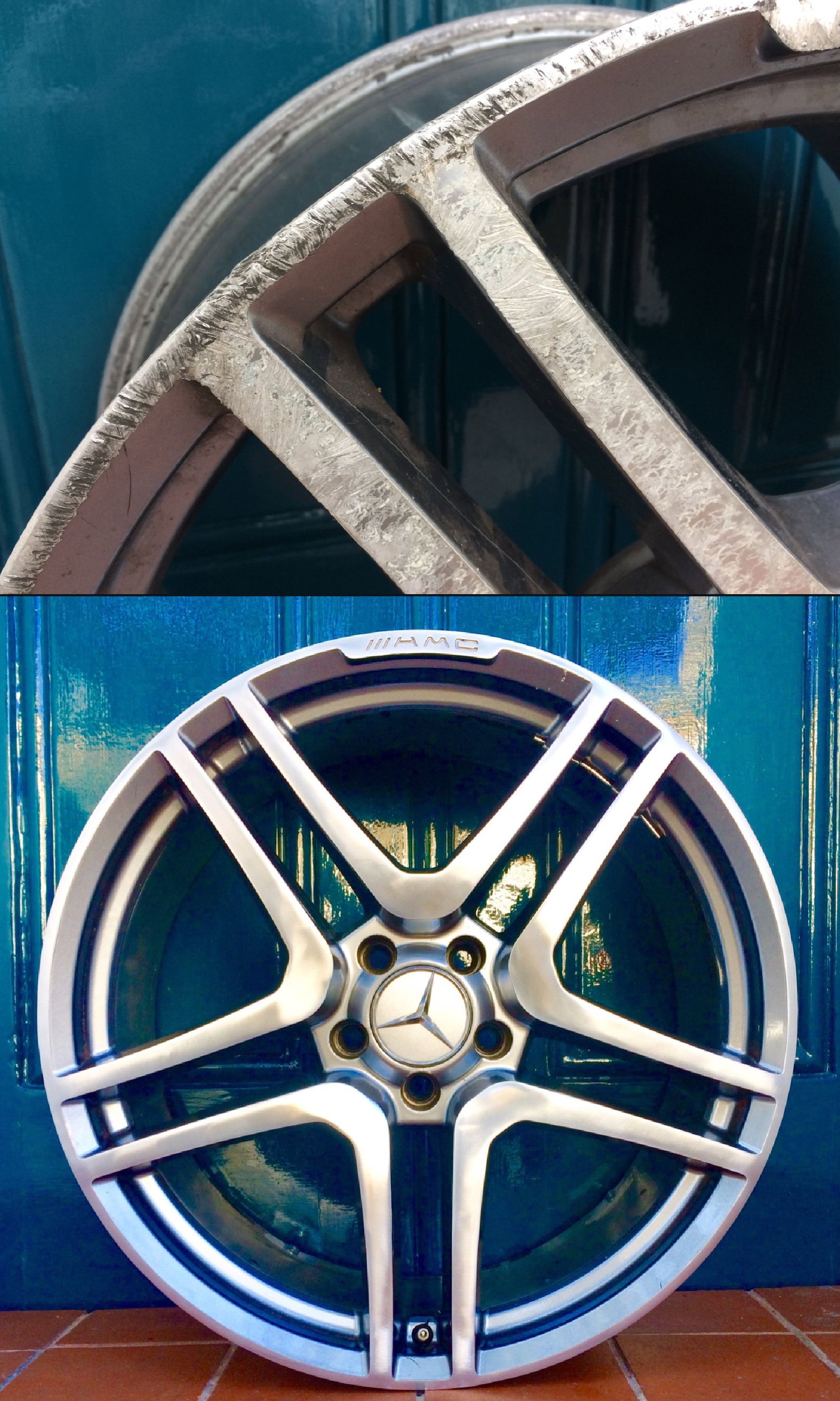 AMG Mercedes Diamond Cut Repair | Alloywheelwelding.co.uk ...