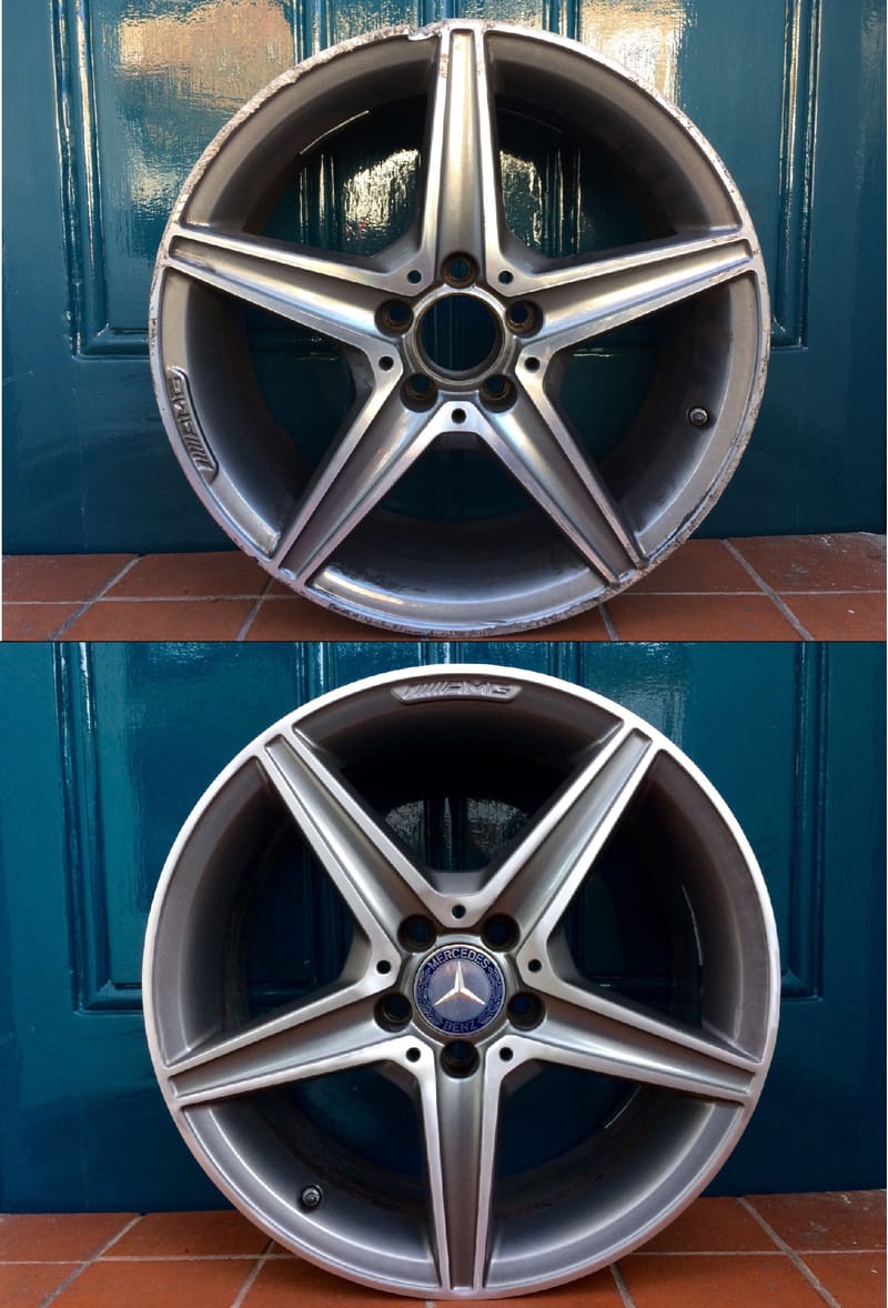 AMG Mercedes Rim & Diamond Cut Repair x 4 | Alloywheelwelding.co.uk ...