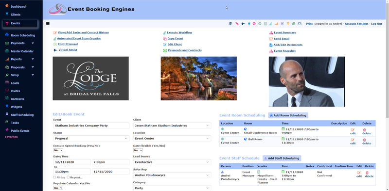 Event Booking Engines - Event Booking System and Management Software