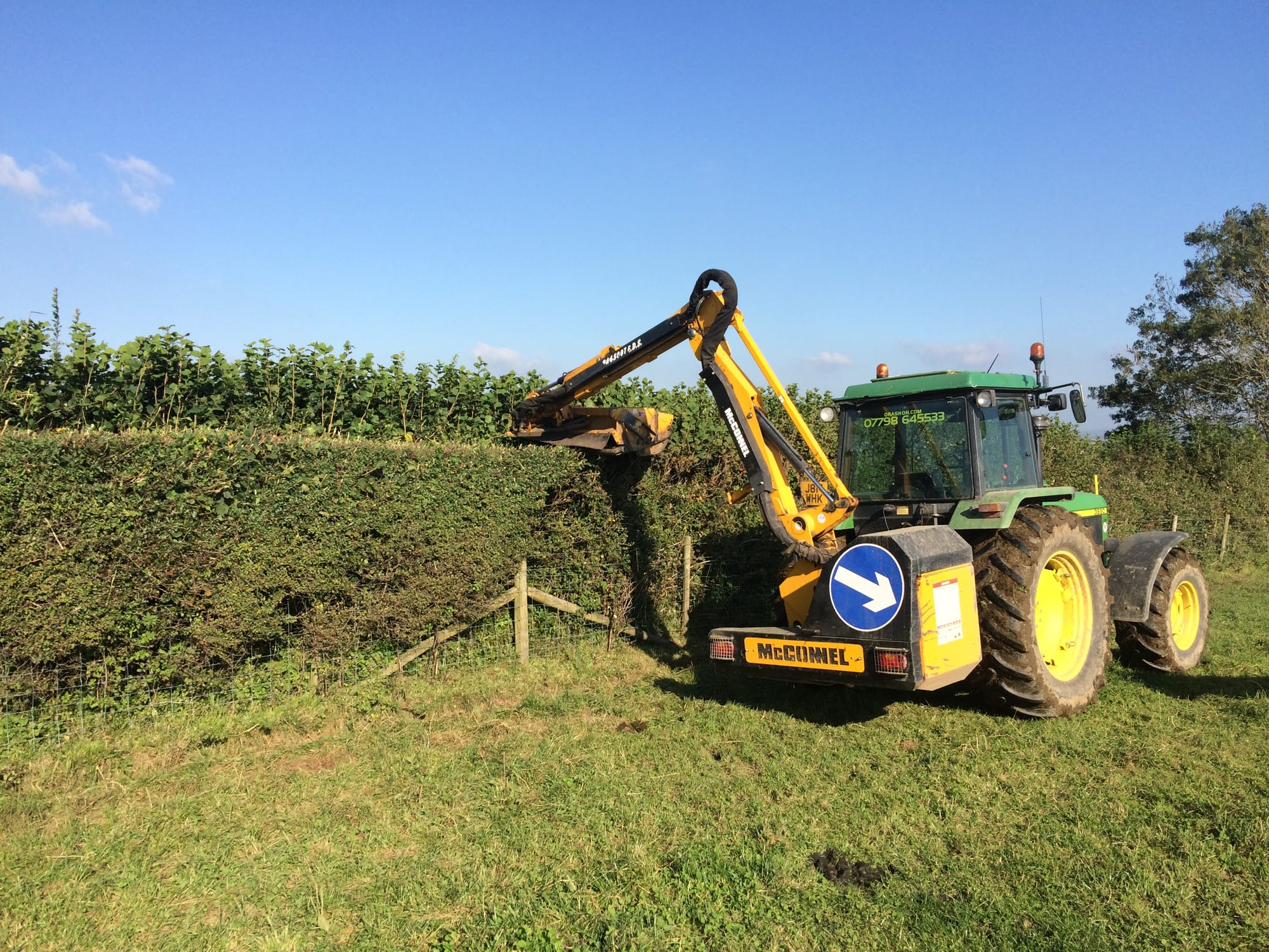 Hedge trimming solar farm - AIDER UK LTD