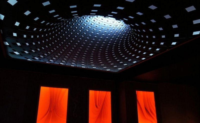 Soft uv print pvc stretch ceiling film construction technology part 1 ...