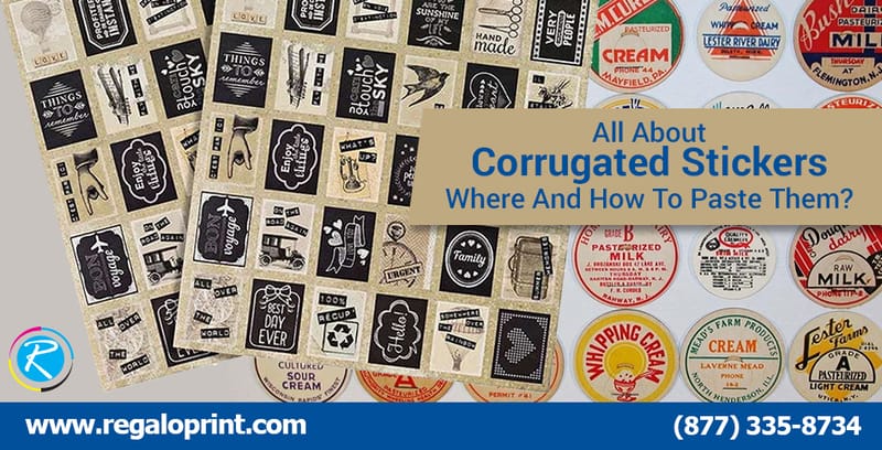 All About Corrugated Stickers | Where And How To Paste Them? - Stickers ...