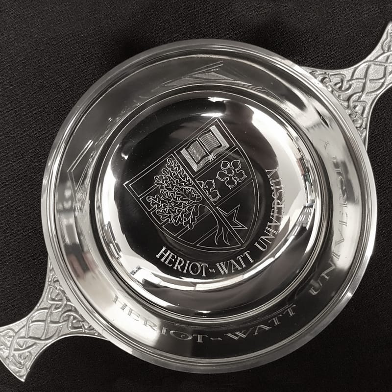 Personalised Quaichs: School and Sports Badges, Bespoke Engraving