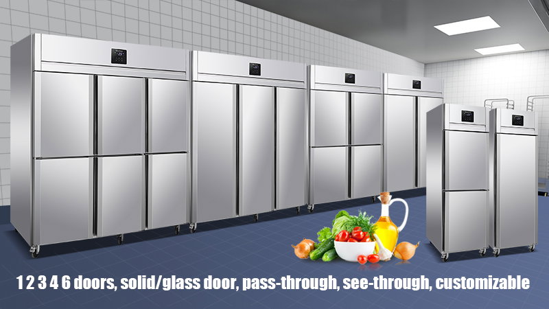 Restaurant Kitchen Refrigerator丨Upright Chiller Frost Free