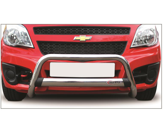 Chevrolet MAXE Stainless Steel Nudge Bar Silver - TOWRITE