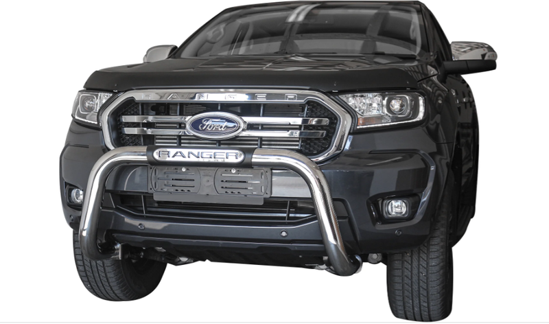 Ford Ranger T6 Facelift PDC compatible Nudge Bar Black