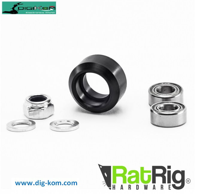 Delrin Mini V Wheel Kit - DIGIKOM Electronics