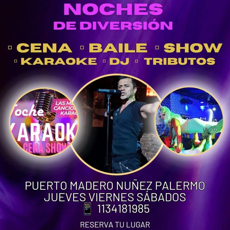 CENA SHOW BAILE en Buenos Aires