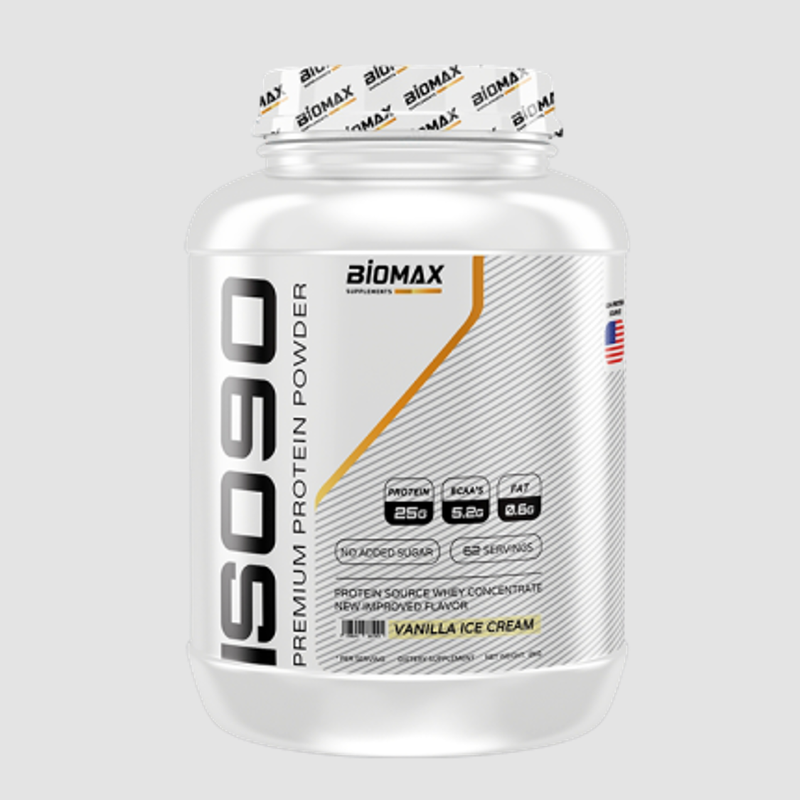 אבקת חלבון איזולט ביומקס | BioMax Premium Whey Isolate Protein ISO90 ...