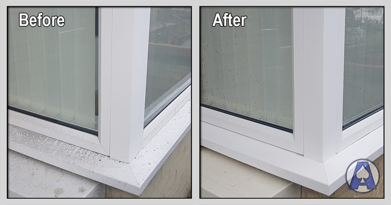 Before & After Bay Window Cleaning - Ace Window Cleaning