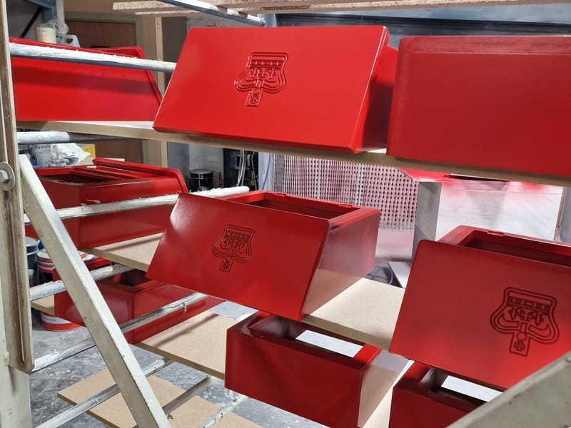 Spray painting Fire rated paints and lacquers