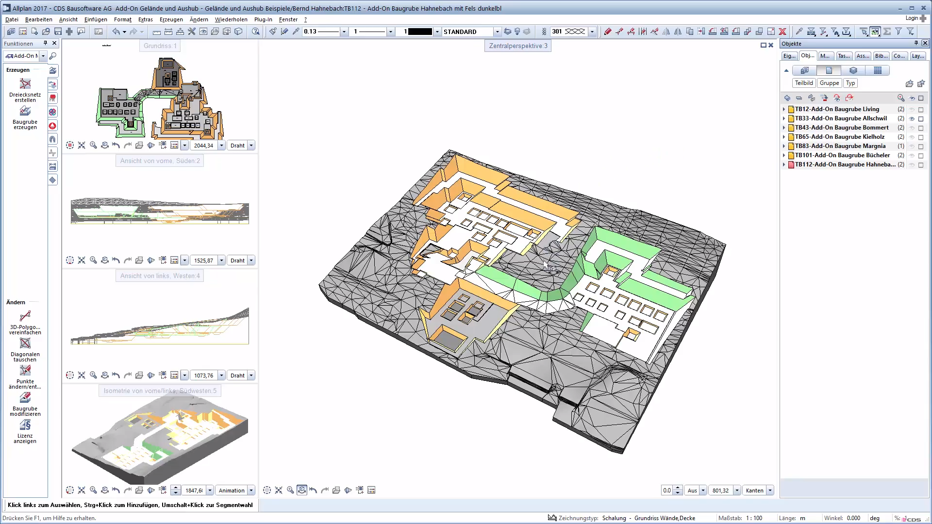Das Allplan Add-On Baugrube