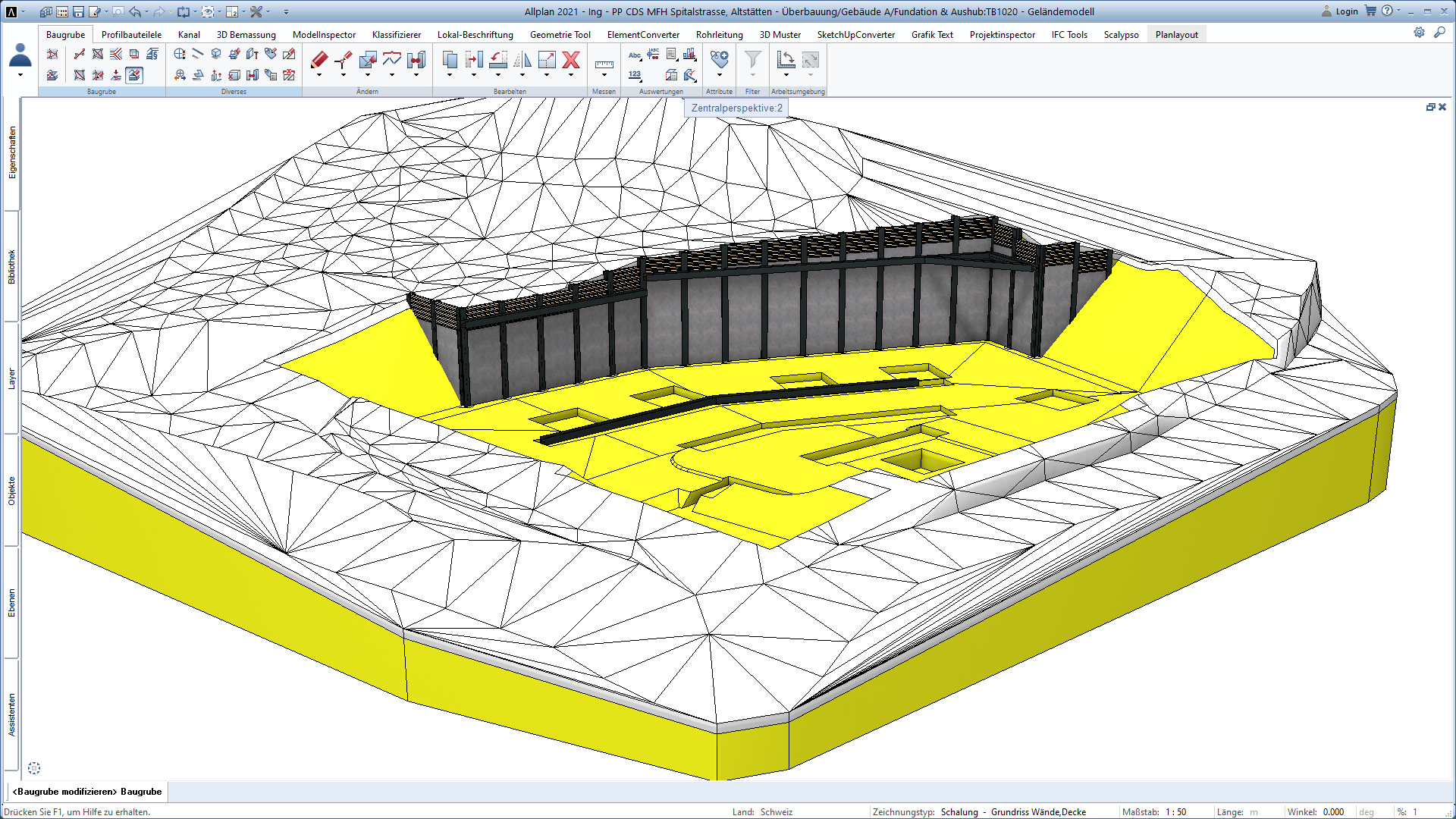 Das Allplan Add-On Baugrube