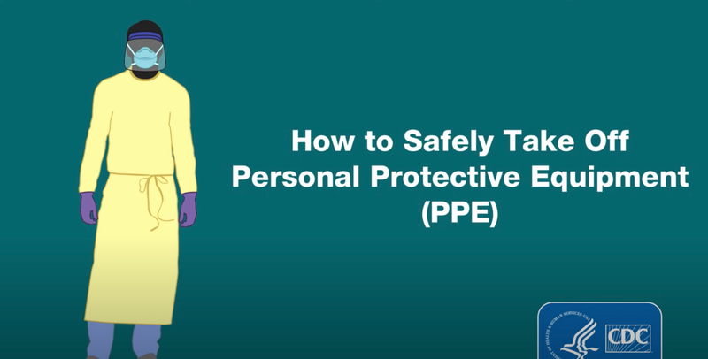 Demonstration of Donning (Putting On) Personal Protective Equipment ...