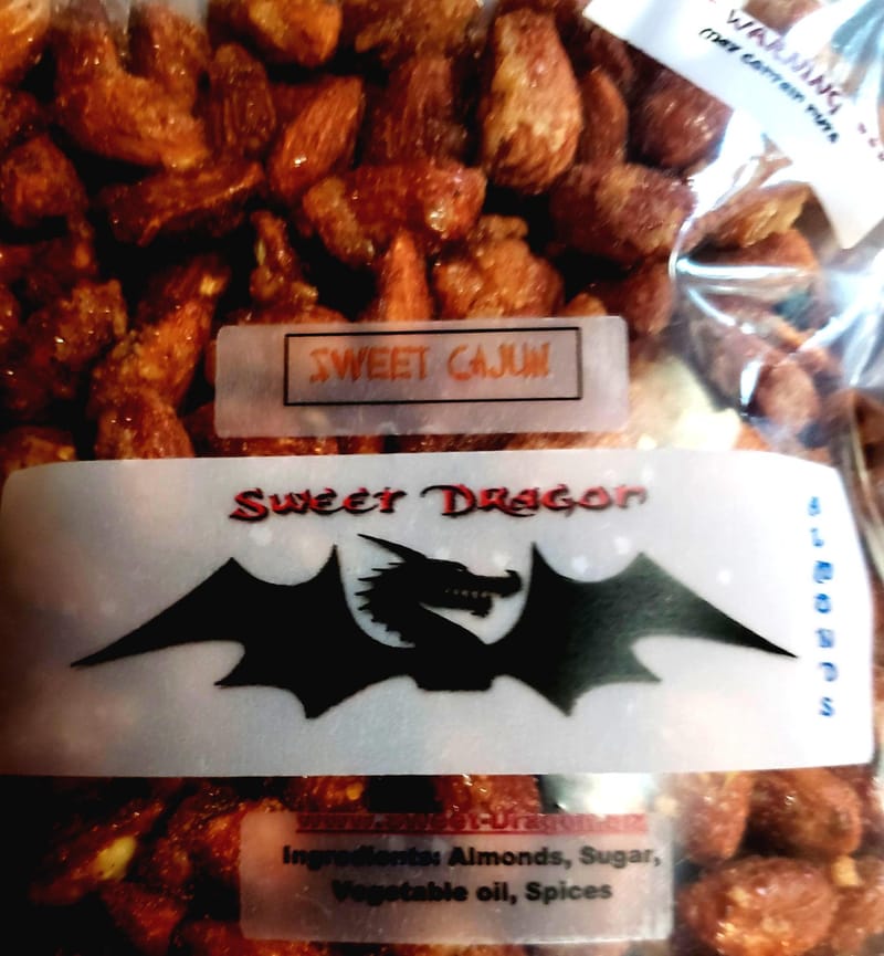 Sweet-Dragon sweet and spicy nuts bhut carolina reaper candied nuts ...