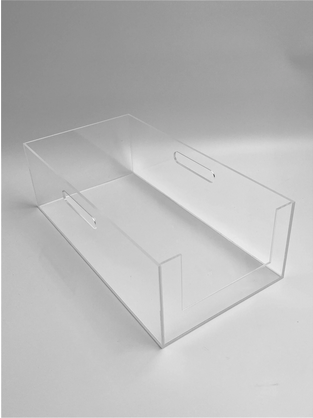 Custom Clear Acrylic Food Organizing Bin - VipPlastics