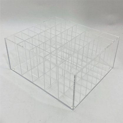 Clear Acrylic Compartment Slot Display - VipPlastics