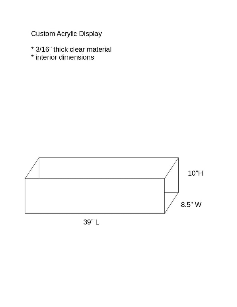 Custom Made Projects - Acrylic Fabrication - PlexiBoxes4u