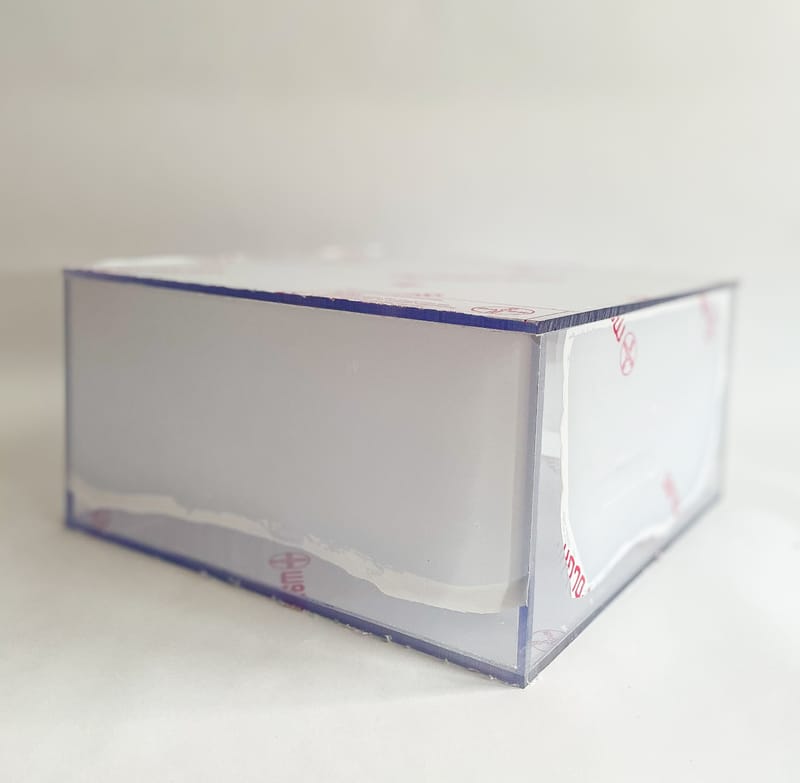 Custom Lexan Box with Hinged Top Lid - PlexiBoxes4u