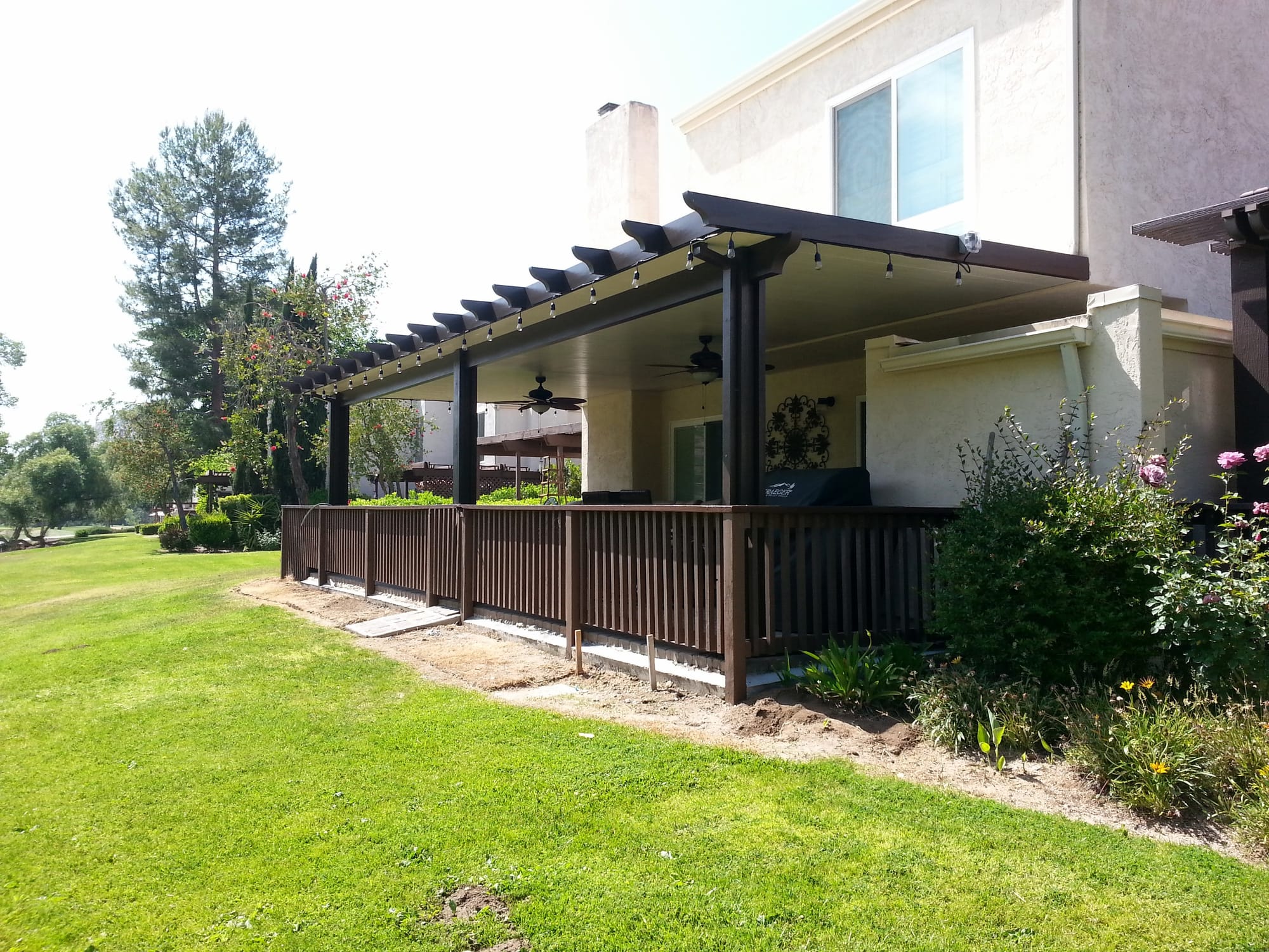 Solid Top Patio Covers - JS AND SONS LANDSCAPES