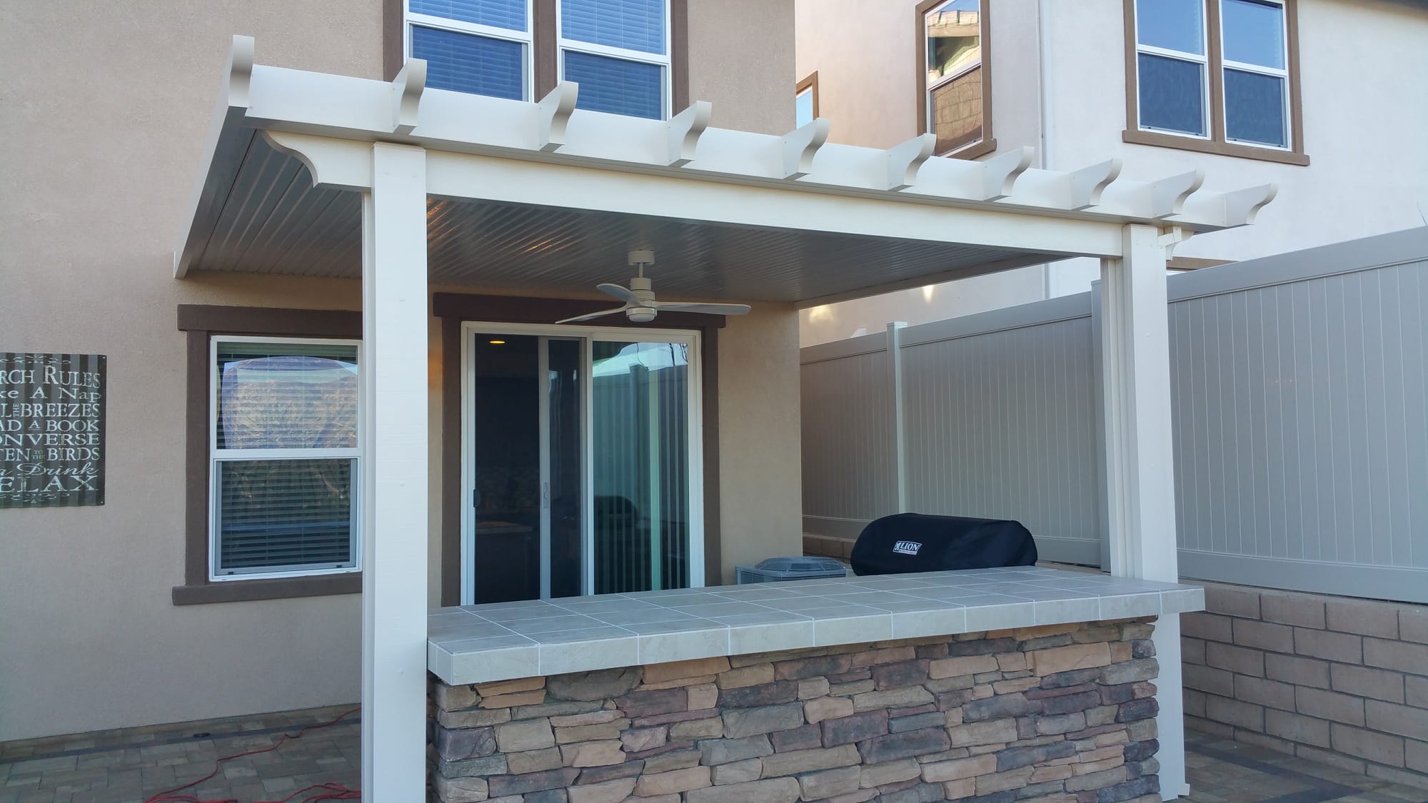 Solid Top Patio Covers - JS AND SONS LANDSCAPES