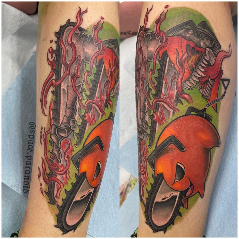 Chainsaw Man Tattoo - The Art of B.Benjamin