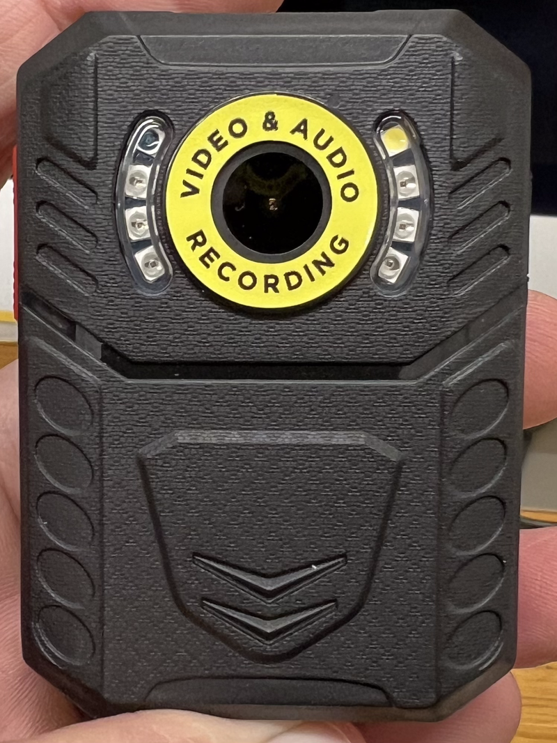 Weatherproof warning body camera stickers - Guardian G1
